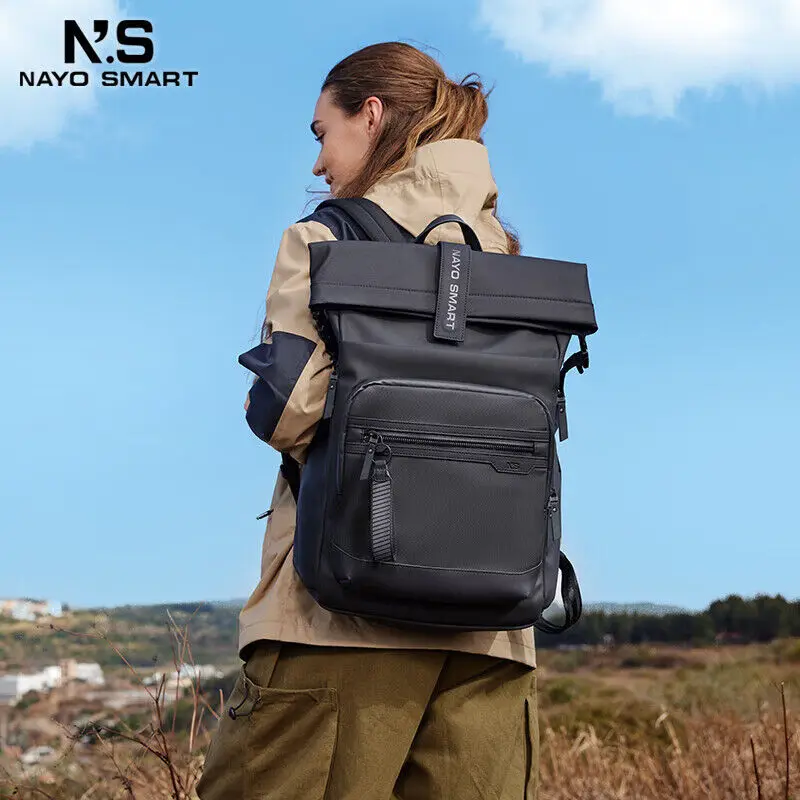 Nayo Smart Unisex ranac za laptop, 16", Crni