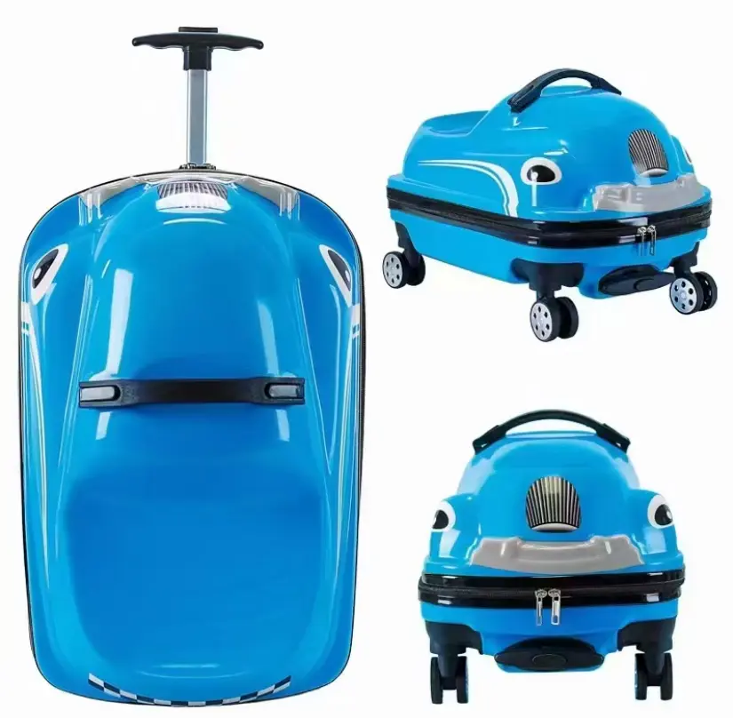 KOFER DEČIJI KICK ENJOY 16" BLUE CAR