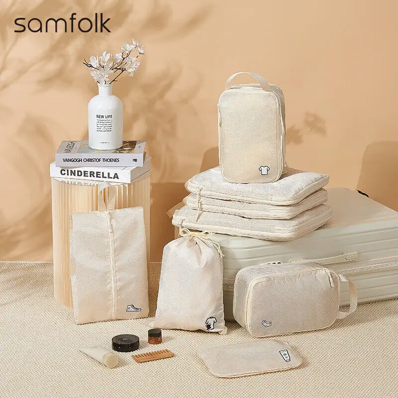 Samfolk Organizator za putovanja, 5 komada, Beli
