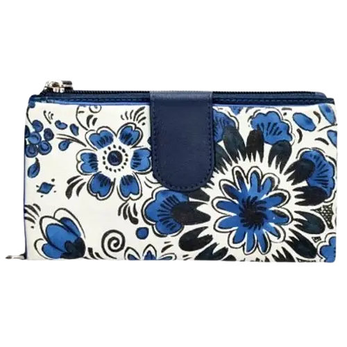 Ženski kožni novčanik Happy Wallet, Plavi