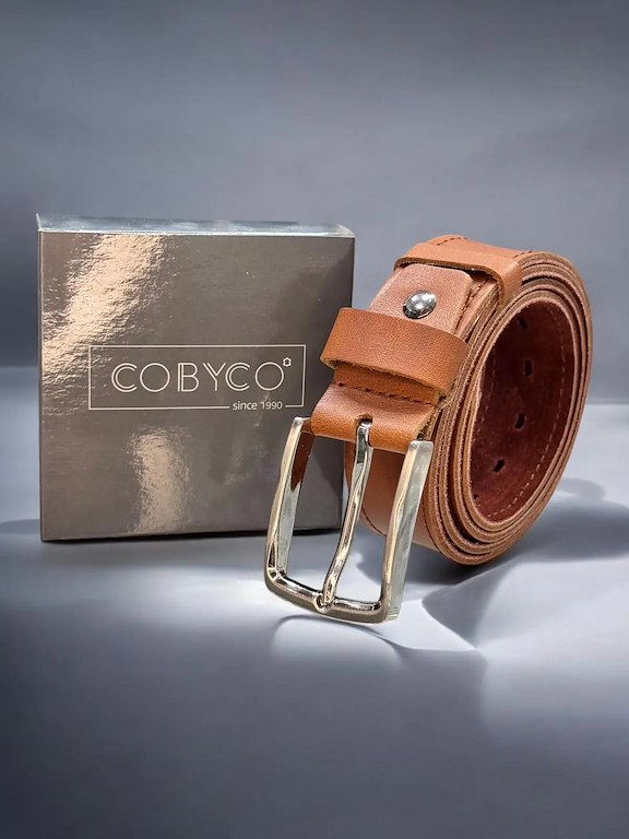 Cobyco Ručno pravljeni kaiš, Kožni, Braon