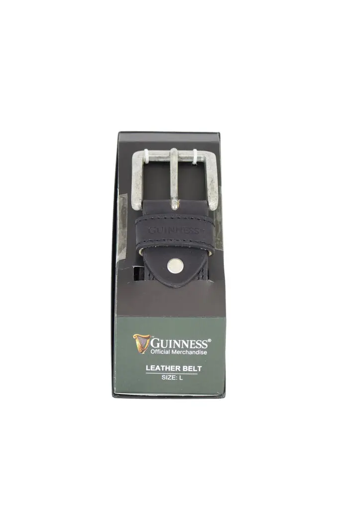 Guinness Muški kaiš BT01, Kožni, Crni