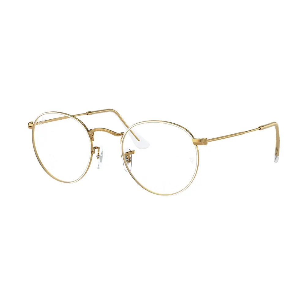 Ray-Ban Ženski okvir za dioptrijske naočare Round 0RX3447V 3104, Zlatni