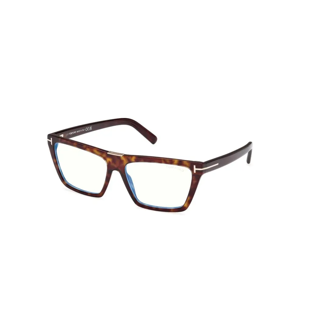 Tom Ford Ženski okvir za dioptrijske naočare Blue Block 0FT5912-B, Smeđe