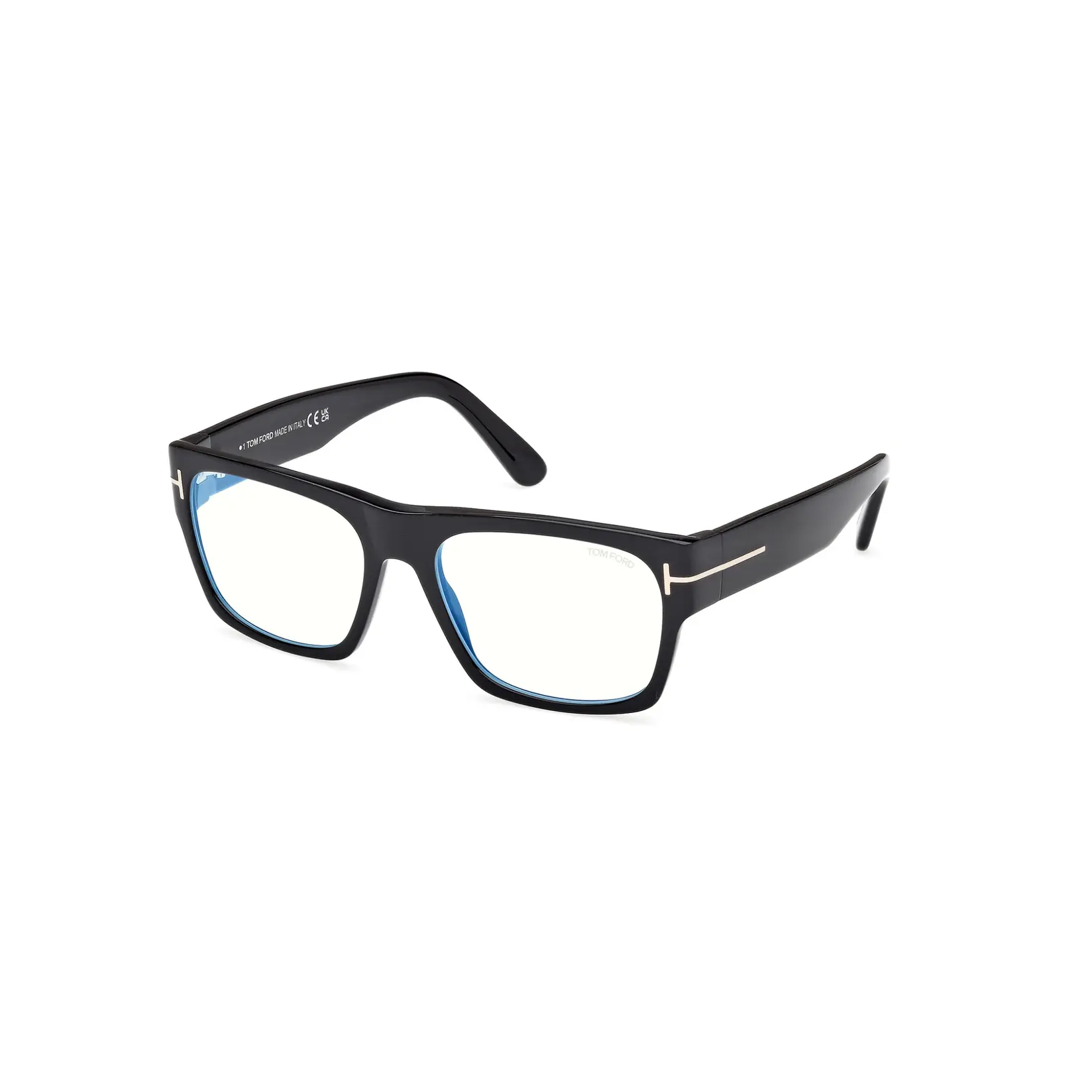 Tom Ford Okvir za naočare Blue block 0FT6035-B 155, Crni
