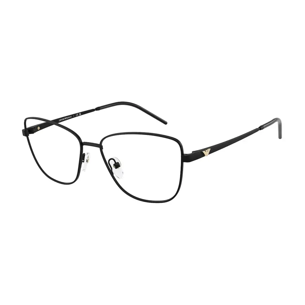 Emporio Armani Ženski okvir za dioptrijske naočare 0EA1172 3001, Mačkaste, Crni