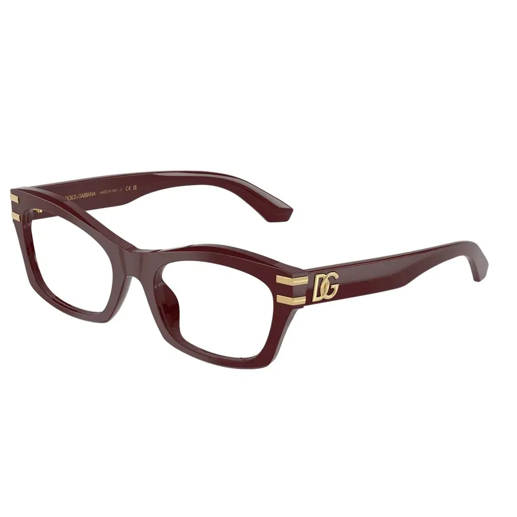 Dolce&Gabbana Ženski okvir za dioptrijske naočare, Četvrtaste, Bordo