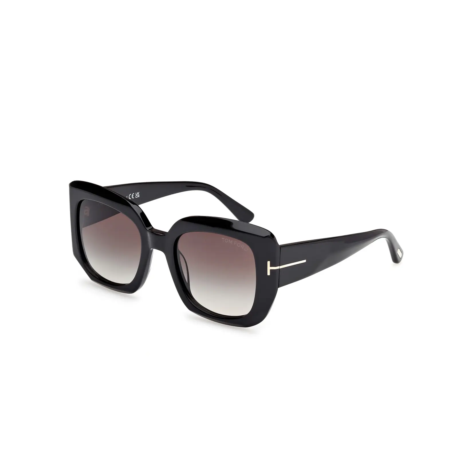 Tom Ford Naočare za sunce Carla 0FT1220 01B52, Crne