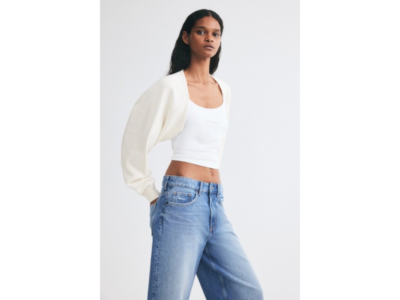 H&M, L-XL velicina, cotton, crop bolero