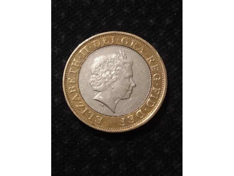 2 funte 2001 velika britanija