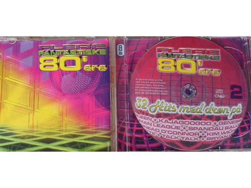 cd Flere Fantastiske 80`ere disk 2