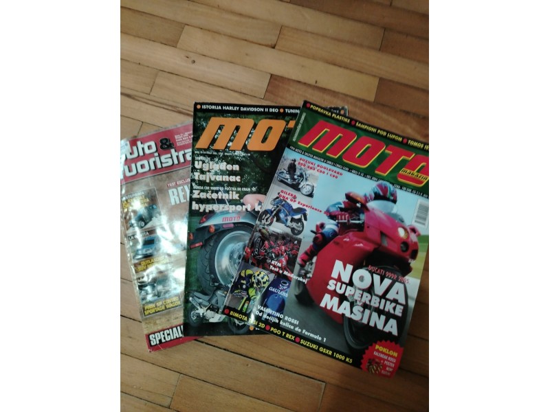 LOT 4 auto i moto časopisa