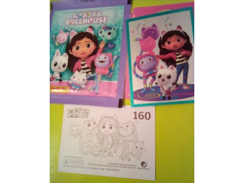 GABBYS DOLLHOUSE PANINI Sličice na komad MINT