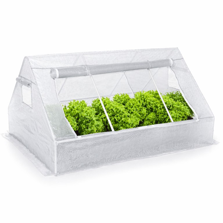 Mini baštenski plastenik beli 180 × 140 × 94 cm