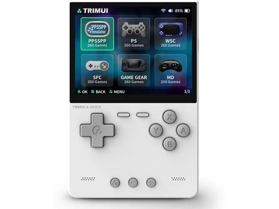TrimUI Ručna konzola Brick 64 GB bela
