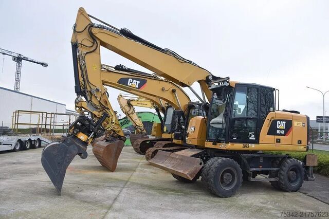 Bager na točkovima
Caterpillar M316F - mobile excavator - Tilrotator Engcon