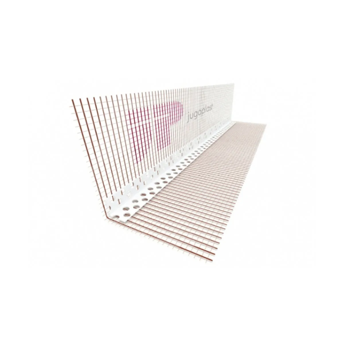 GRP Fasadni profil PVC beli