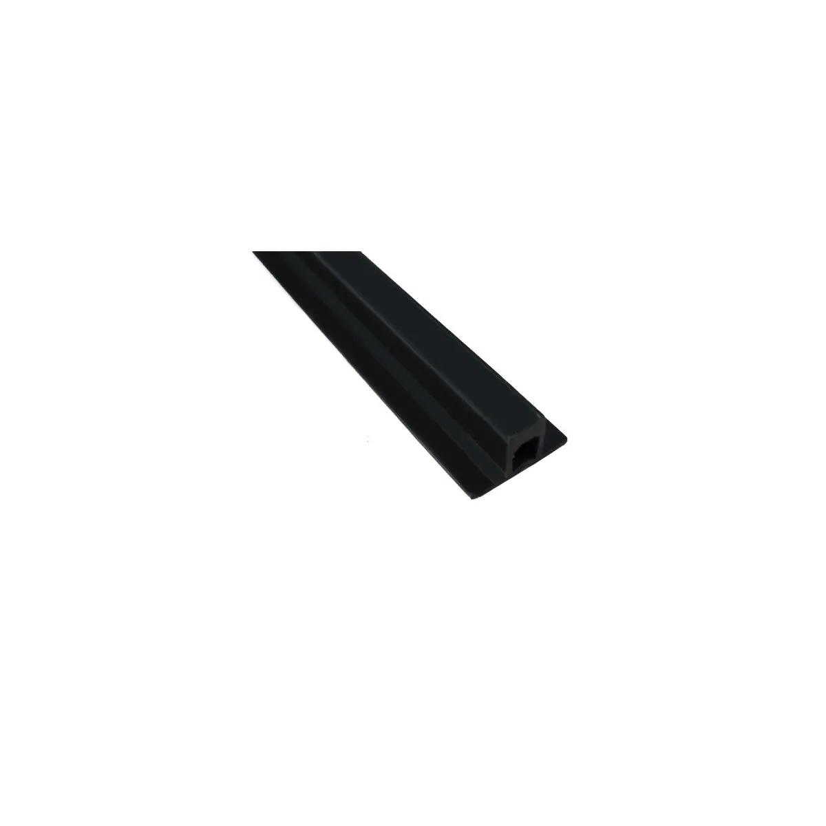 DIL U PVC profil H=9mm-crna-T