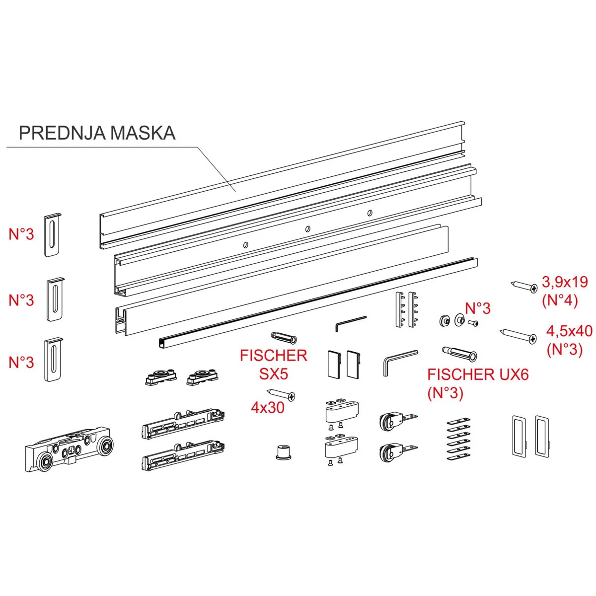 PVS MAGIC set 1,1m-maska AL