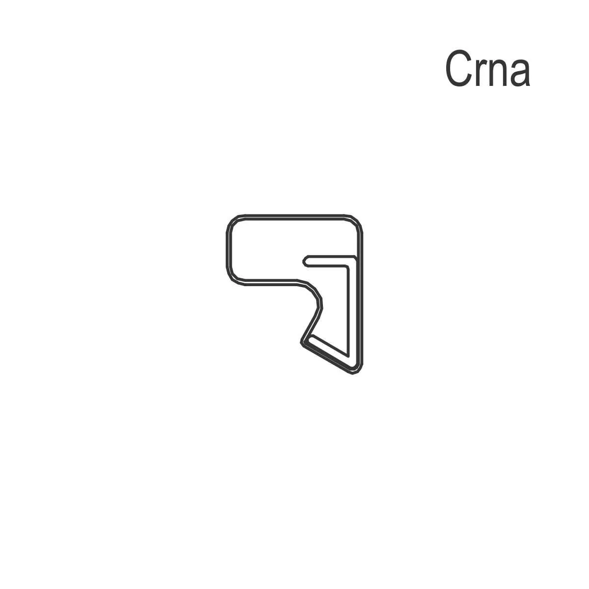 VŠ štok FUSION diht guma crna