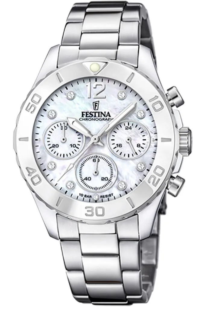 Festina Ženski hronograf sat, Srebrne boje