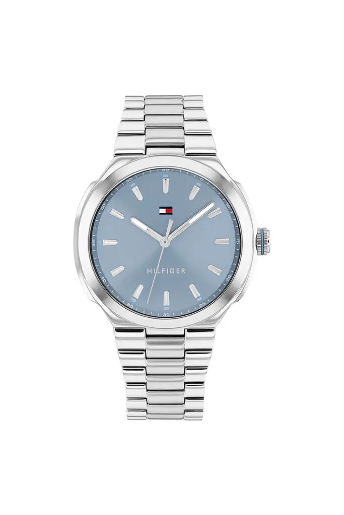 Tommy Hilfiger Ženski kvarcni sat, Plavo-srebrne boje