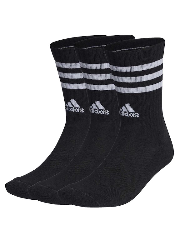 Adidas Čarape PERFORMANCE 3S CSH CRW3P, 3 para, Crne