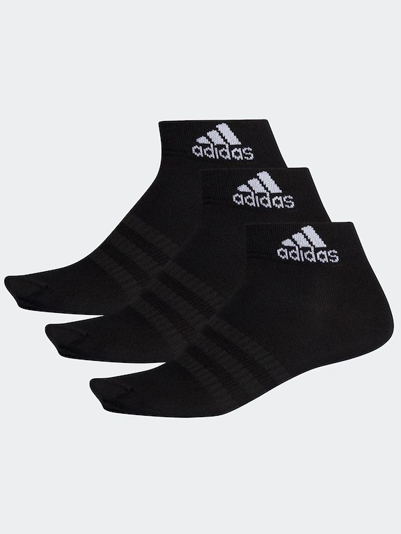 Adidas Čarape LIGHT ANK, 3 para, Crne