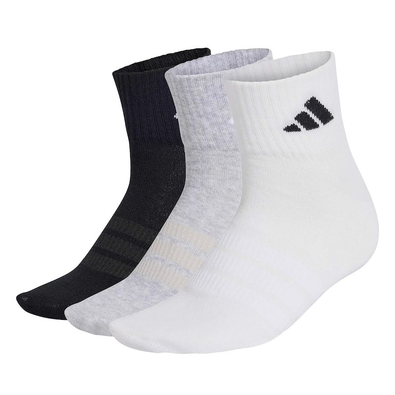 Adidas Čarape T Ess Ank 3P, KC9614, Crne, bele i sive