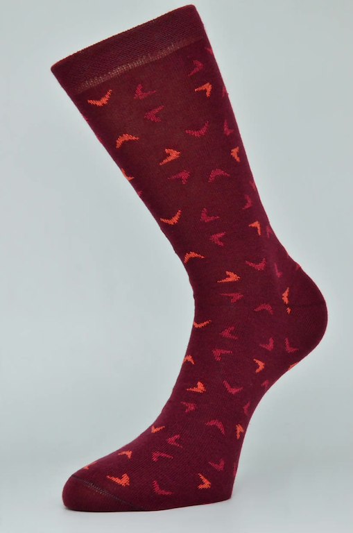 GERBI Muške sokne Free Style 45-47 m7 bordo
