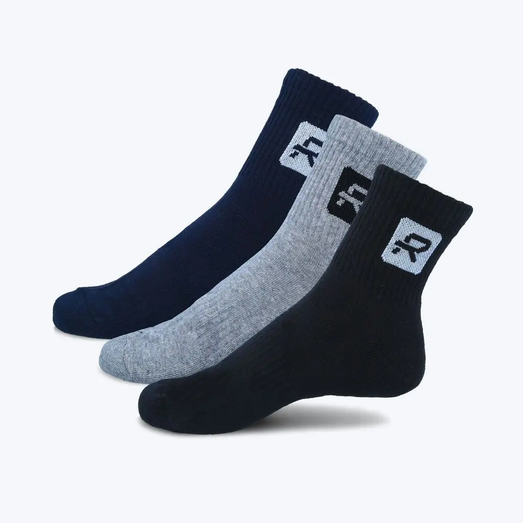 Rang Čarape Classic Middle Chubby, 3 komada, Višebojne
