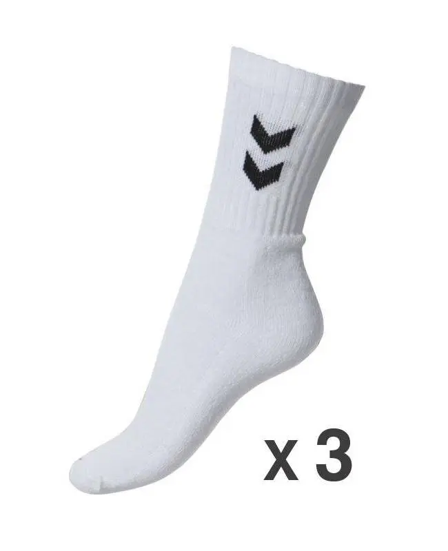 HUMMEL Carape Osnovni Beli - 3 Para