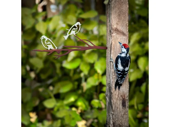 Evila Originals Dekorativna baštenska figura Bird on the branch 28