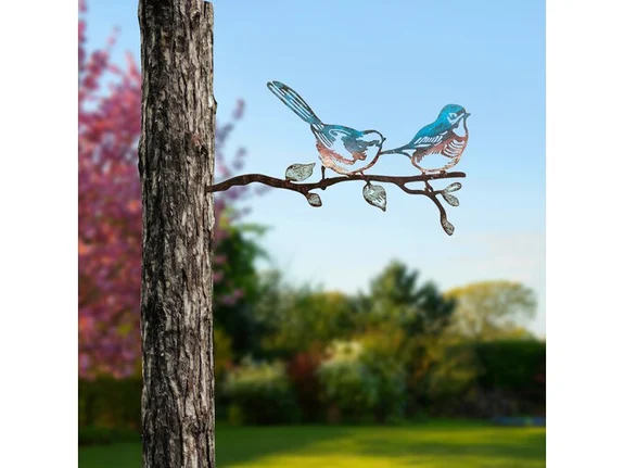 Evila Originals Dekorativna baštenska figura Bird on the branch 24