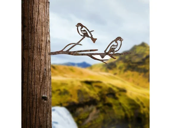 Evila Originals Dekorativna baštenska figura Bird On The Branch 08