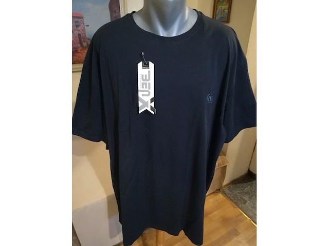 Nova muska pamucna majica Benx Veliki broj 5XL Teget