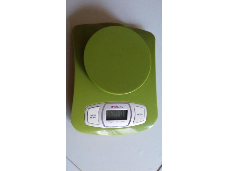 Digitalna kuhinjska vaga CORAL, do 5000 g. ~RASPRODAJA~