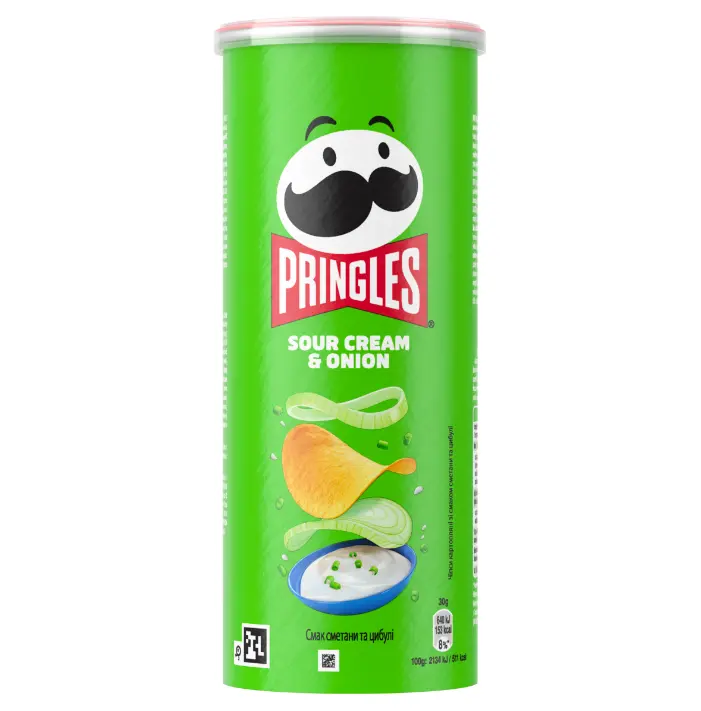 Pringles Čips Pavlaka i luk, 125g