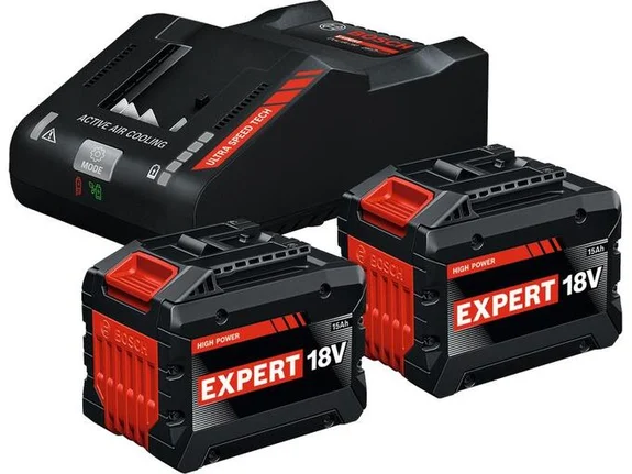 Bosch Komplet baterija i punjača za aku alat EXBA18V-150+EXAL18V 18V 15Ah