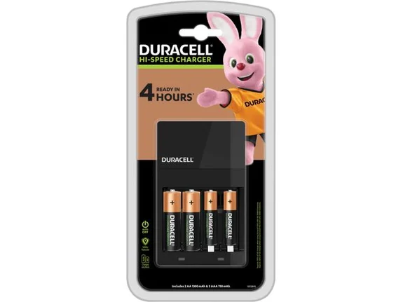 Duracell Punjač za baterije CEF14 AA/AAA NiMH 4 kanala