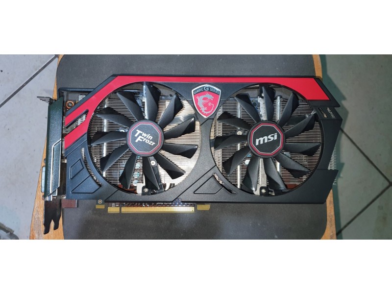 MSI GTX 760 2GB Twin Frozr Gaming! Over Clock Kao nova!