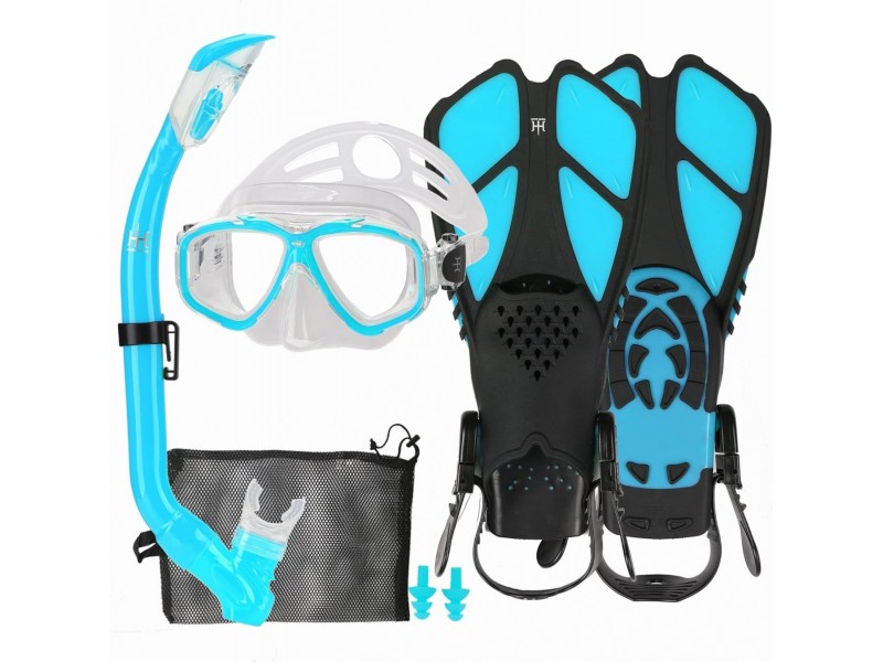Set za Ronjenje za Decu,Snorkel Set-Maska,Peraja i Disa
