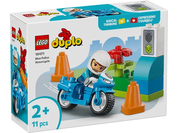 LEGO Plavi policijski motocikl 10471