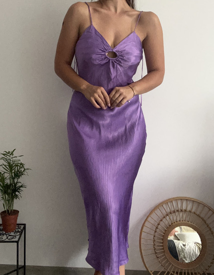 Slip midi haljina