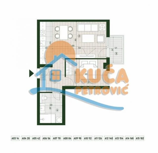 Dvosoban stan u luksuznom stambeno-poslovnom kompleksu