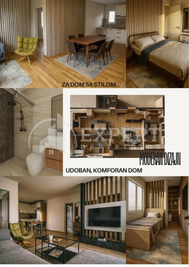 Na prodaju dvoiposoban stan u kući na Panteleju, 60m2