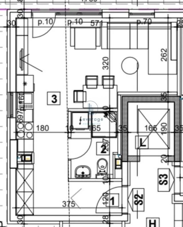 Novogradnja, Blok 72, 29.75 m2