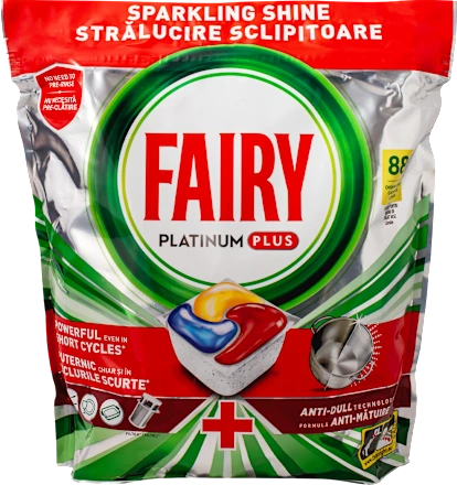 FAIRY
PLATINUM PLUS tablete za pranje sudova, 88 kom