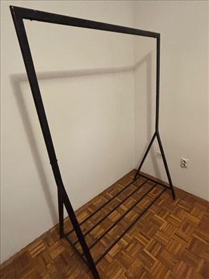 Metalni stalak za garderobu 120x170 izuzetno jak