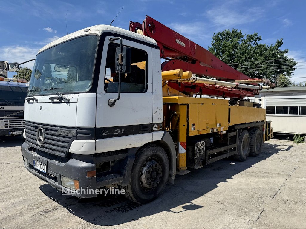 Putzmeister M32 na šasiji Mercedes-Benz 2631 Putzmaister M32 pumpa za beton
